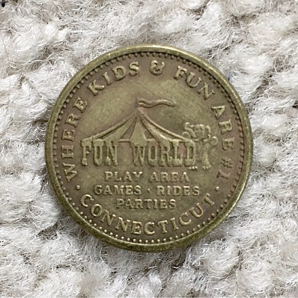Fun World | Other | Vintage Fun World Arcade Game Brass Token ...